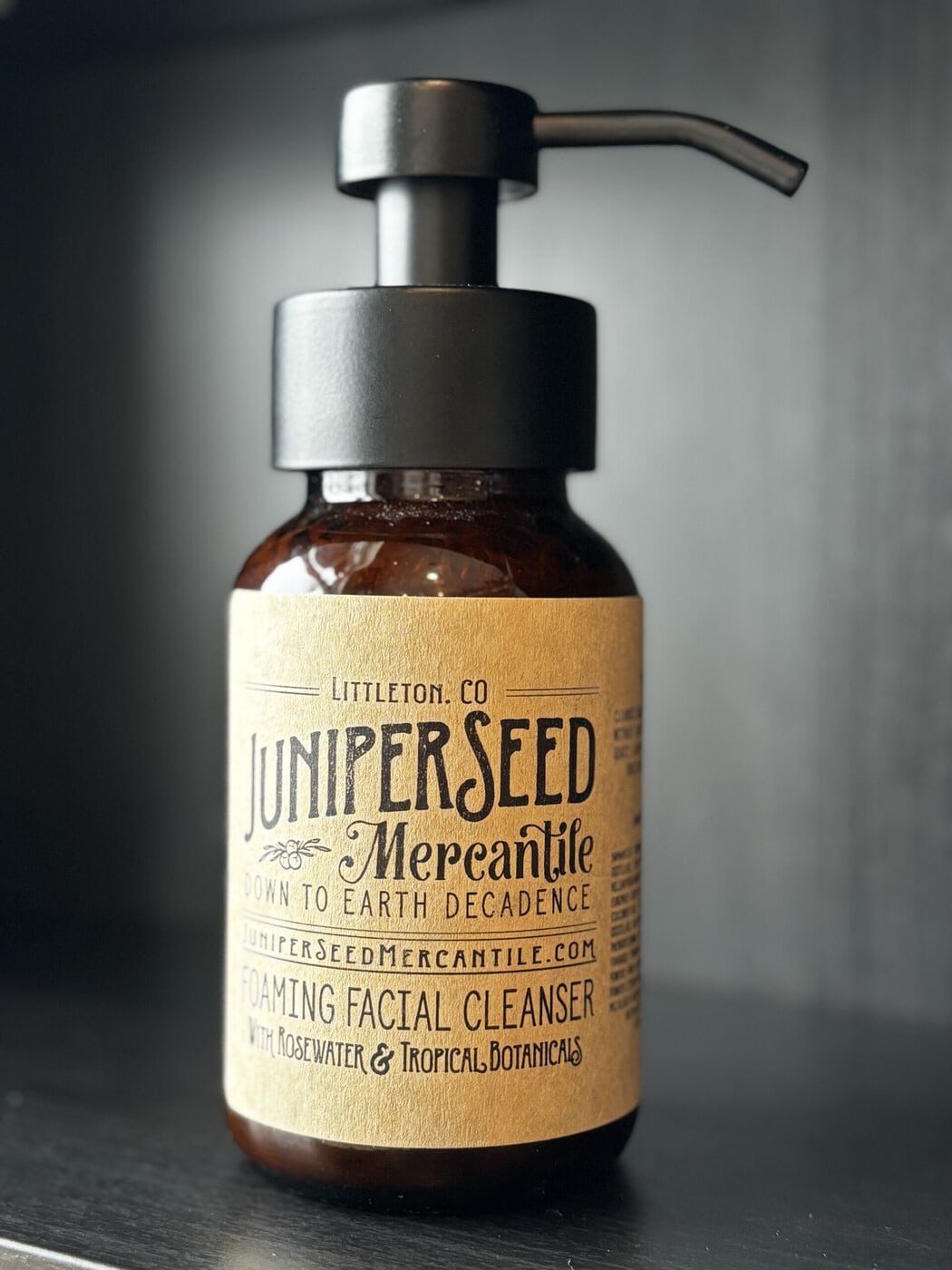 Grapefruit and Rosewater Foaming Facial Cleanser - Juniperseed Mercantile
